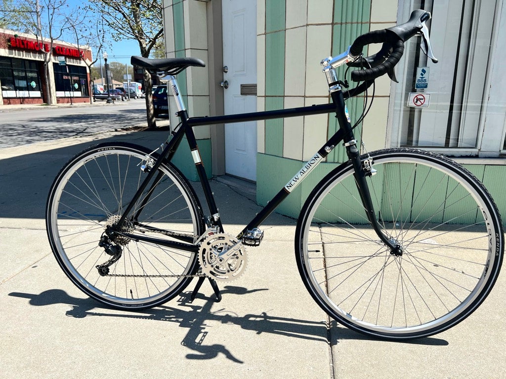 New Albion Privateer 56cm shop build | Cog Cycles and Yarns